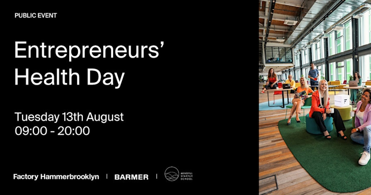 Entrepreneurs’ Health Day | Startup City Hamburg