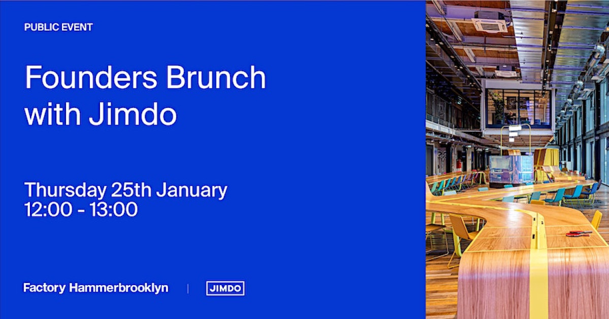 Founders Brunch with Jimdo | Startup City Hamburg