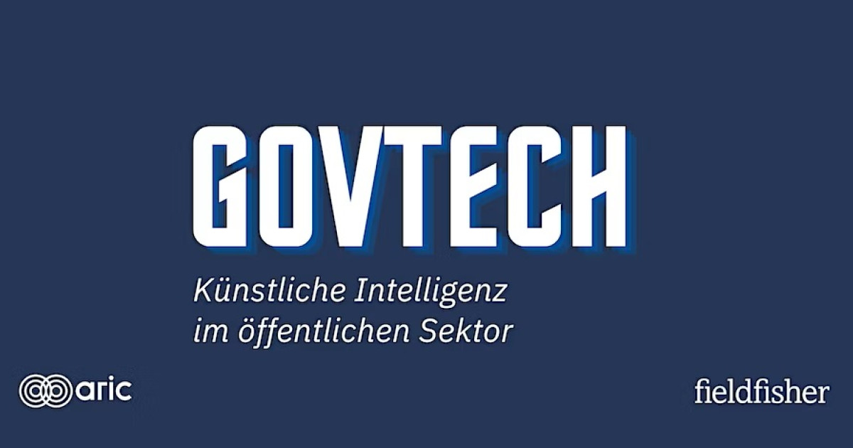 Govtech - artificial intelligence in the public sector | Startup City ...