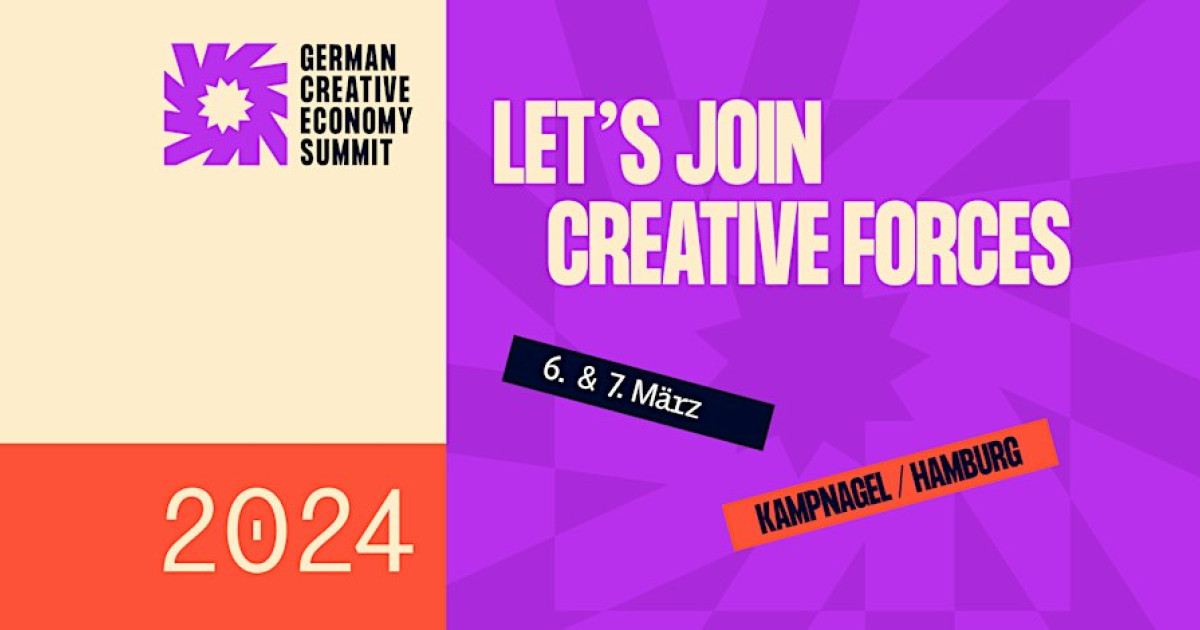 German Creative Economy Summit 2024 | Startup City Hamburg